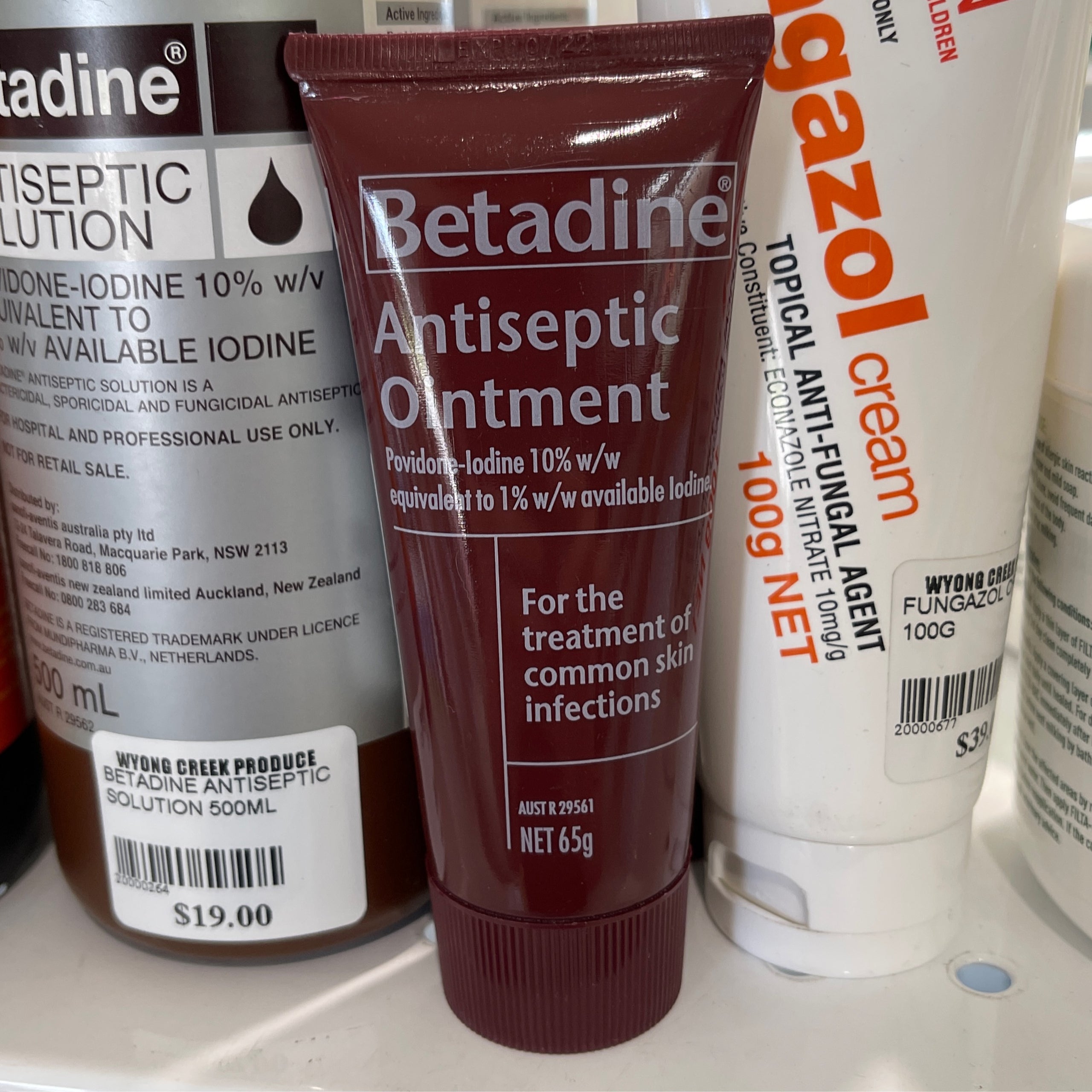 Betadine - Antiseptic Ointment (65 G) | Yarramalong Farm Supplies
