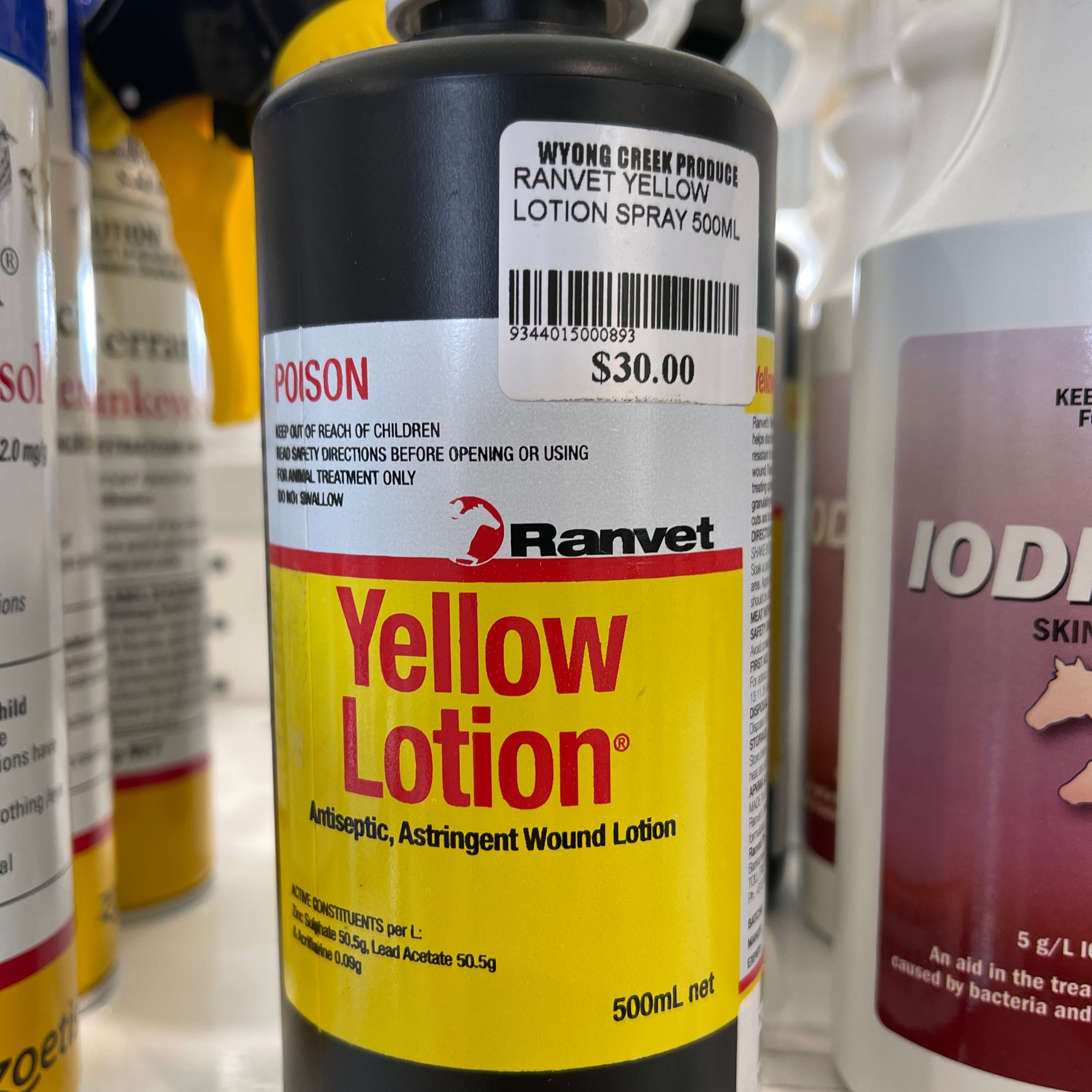 Ranvet - Yellow Lotion (500 ML) | Yarramalong Farm Supplies